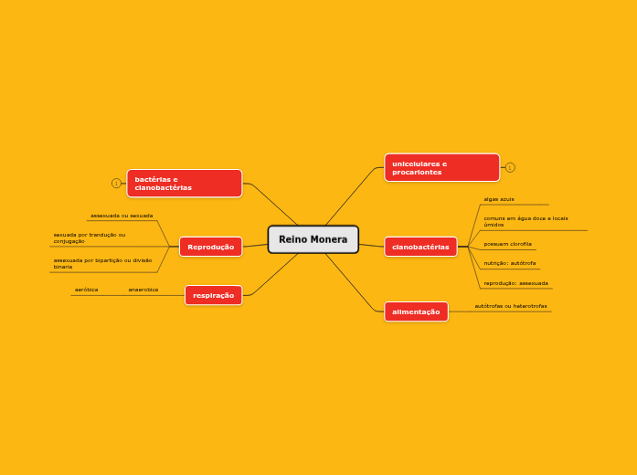 Reino Monera - Mind Map